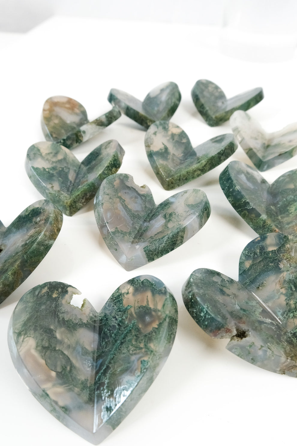 Moss Agate 3D Butterfly Carving | Growth & Balance Crystal – Stones of ...