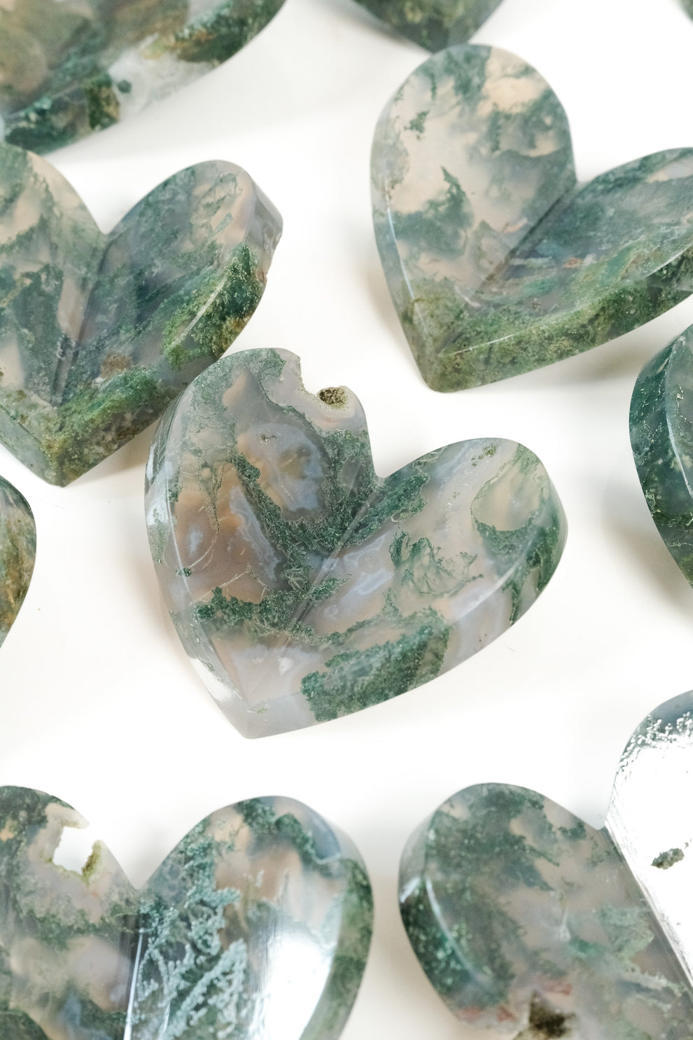 Moss Agate 3D Butterfly Carving | Growth & Balance Crystal – Stones of ...