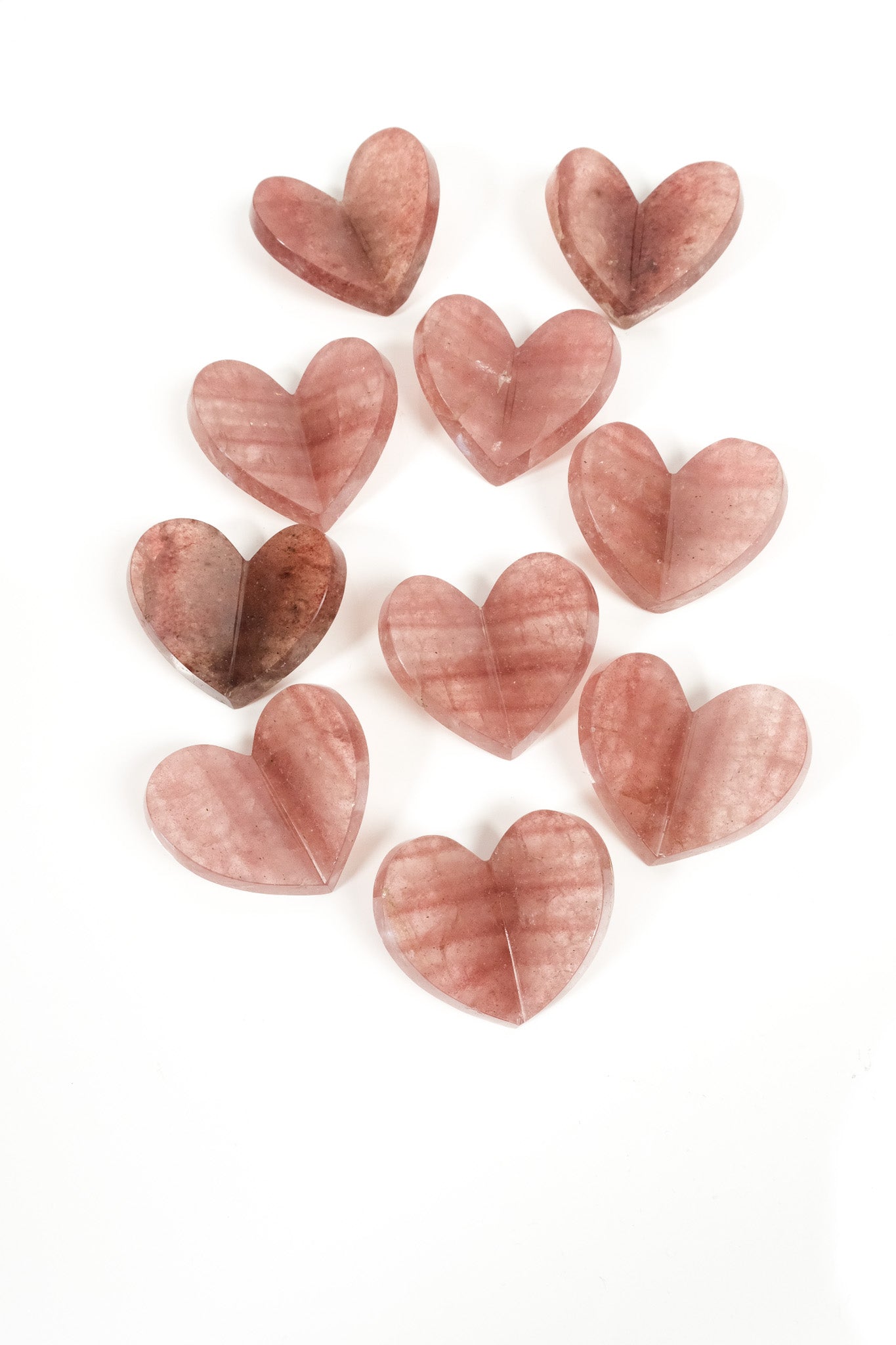 Strawberry Quartz 3D Butterfly Carving | Joy & Love Crystal – Stones of ...