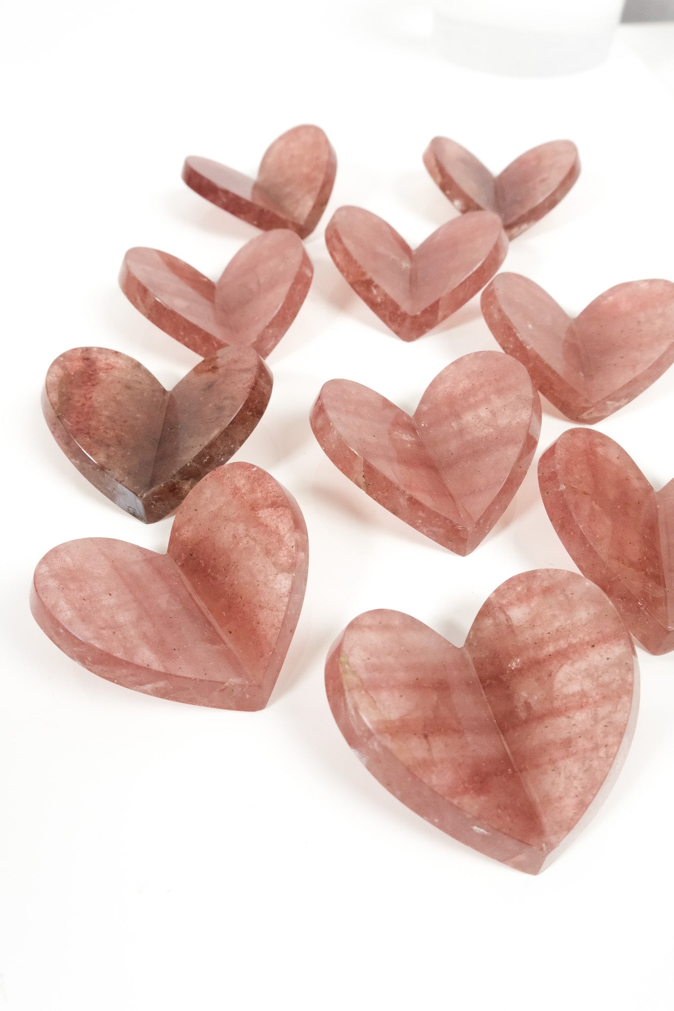 Strawberry Quartz 3D Butterfly Carving | Joy & Love Crystal – Stones of ...