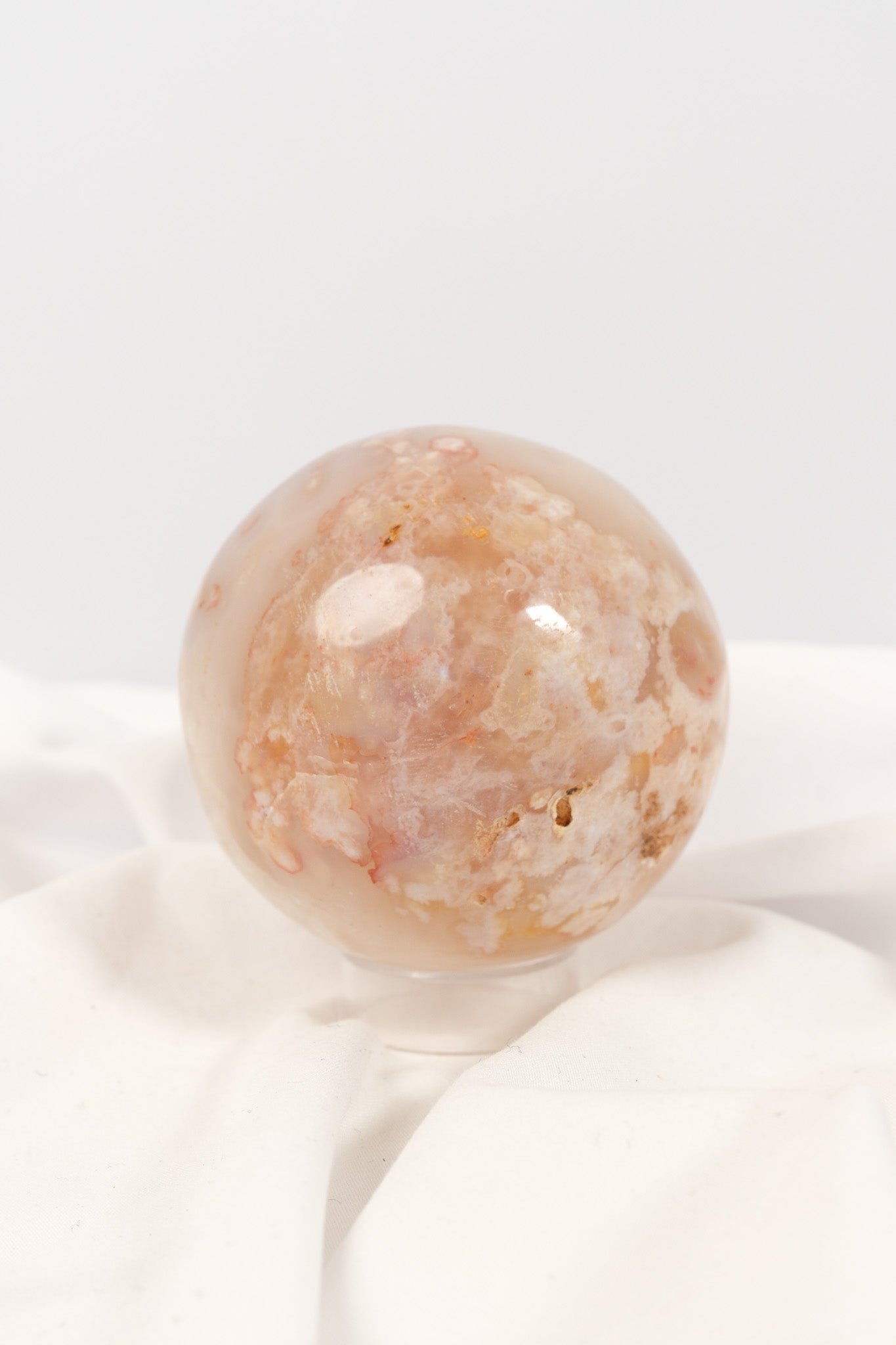 Flower Agate Sphere – Stones of Virtue